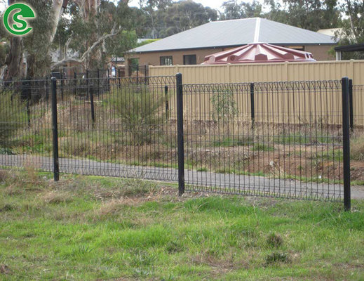 Boulevard fenceing panels powder coated white green wire brc fence indonesia