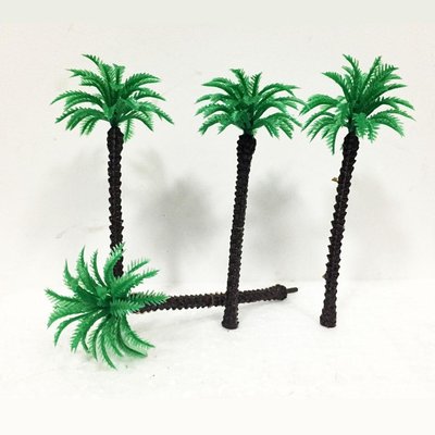45mm scale model palm trees architectural palstic model green tree trains layout