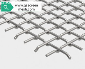 China hook screen materials of high tensile strength of square opening for screening and crushing supplier