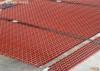 China red paint heavy duty wire mesh screen with size of 2000x3000mm for Saudi Arabia high quality 65 Mn lower price supplier
