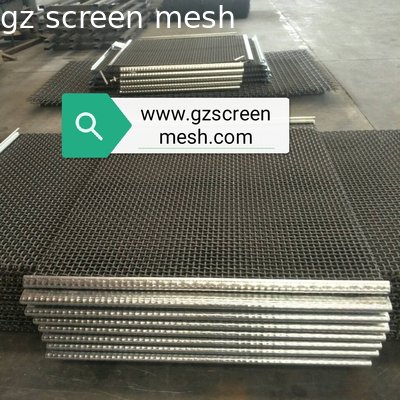 heavy duty screen mesh with sheath metal hooks of slot opening for screening and crushing supplier