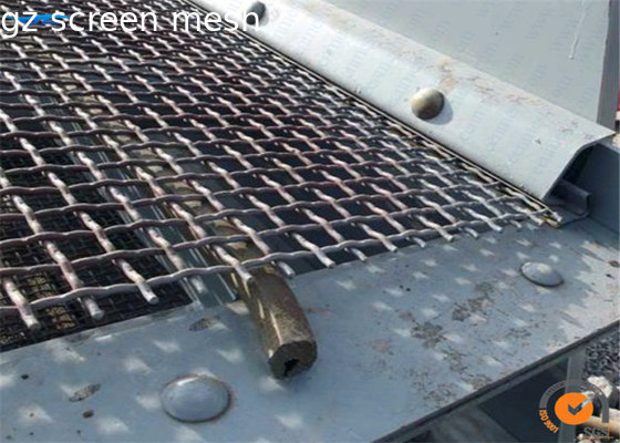 sheathed metal hooks screen mesh of 65Mn high carbon steel metal sheet for screening and crushing wear parts supplier