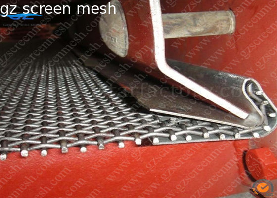 heavy duty crimped wire cloth made in China for Metso screen material 65Mn high quality for exportation supplier