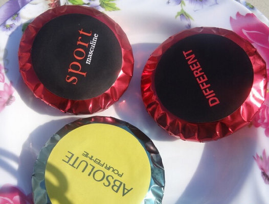 Pe Coated Paper Wrapped Plastic Film Organic Natural Soaps Round For Hotel