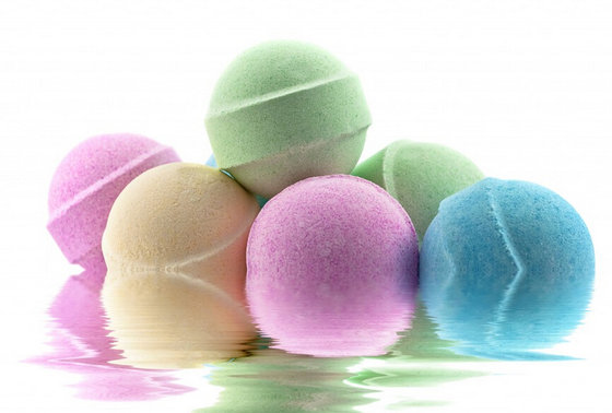 Deep - Sea Minerals  Bath Fizzer / Small Bath Bombs Plant Oil