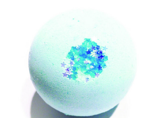 Natural Assorted Bath Fizzer Essential Oils /  Blue Bath Bomb Fizzies
