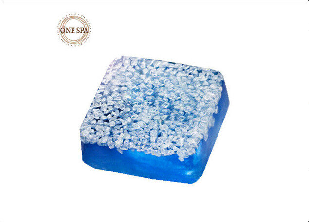 Blue Solid Fancy Soap Handmade With Seasalt For Male & Female