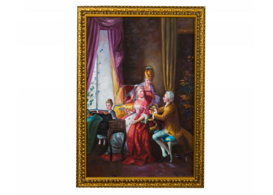 Decorative wall hanging beautiful woman figure oil painting custom size