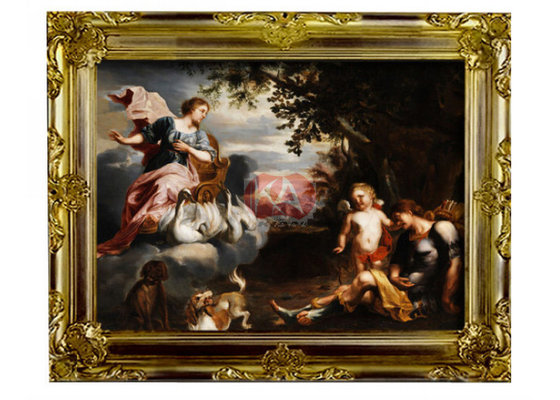 Decorative European Art Religious Oil Paintings of Paradise Angels