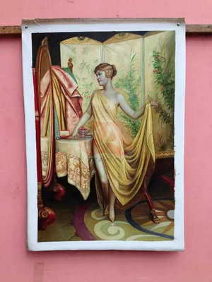 Handmade Museum Quality Portrait Oil Painting Fashion Beauty Fir Or Pine Stretcher