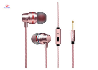 China Haozhida small ear buds with mircophone volume control  answer calling and ring off earphone with 6 u Speaker Φ10mm supplier