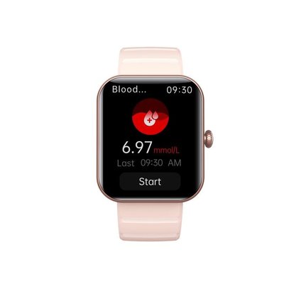 Smart watch with weather display ,support 50 kinds of sports ,heart rate blood oxygen blood sugar functions watch supplier