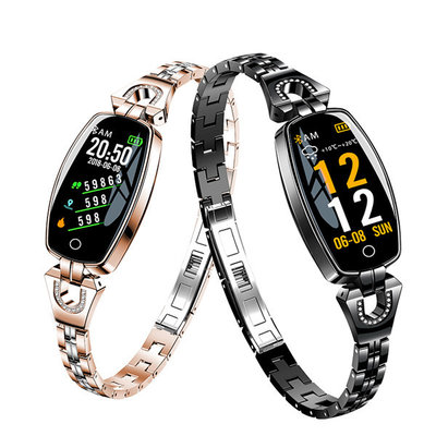 0.96 color screen H8 smart bracelet with heart rate blood pressure H8 wristband with call reminder weather forecast for supplier