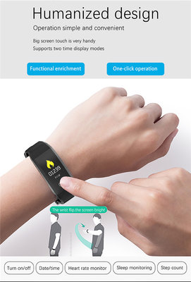 X4  OLED Color Screen Blue--tooth Smart Band Bracelet IP67 smart wristband heart rate functions supplier