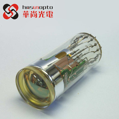 60 mm diameter, end window type, photocathode material is double alkali end window type photomultiplier tube supplier