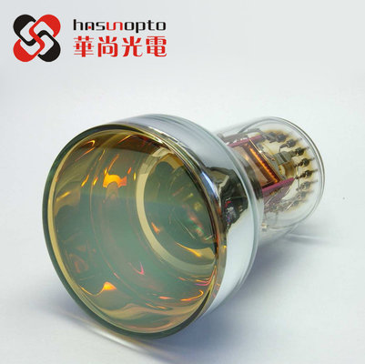 60 mm diameter, end window type, photocathode material is double alkali end window type photomultiplier tube supplier