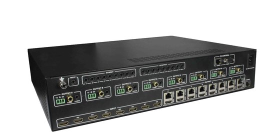 HDMI 2.0 8x8 Video Matrix Switcher Extender With Smart EDID Management