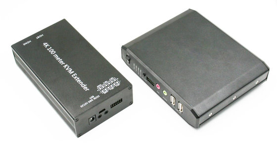 HDBaseT Hdmi Kvm Extender Cat5 With Receiver And Sender , USB Function Support