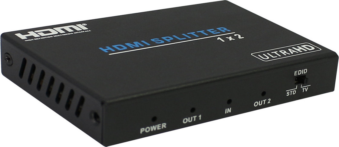 Full HD 1080P Hdmi 1 In 4 Out Splitter Box Hub With US Adapter 3D Support