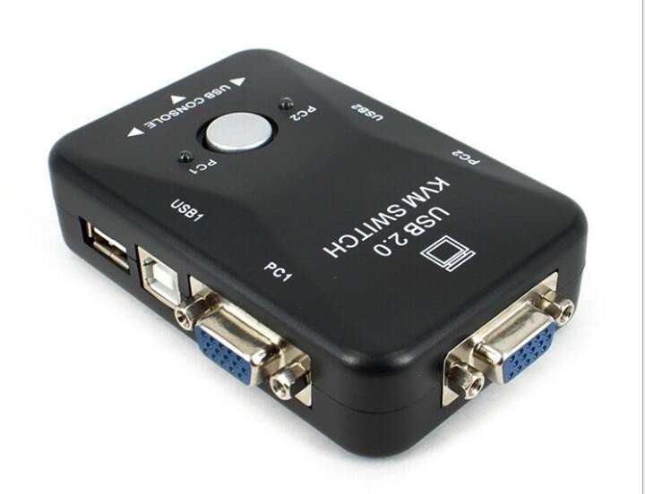 2 Input 1 Output HDMI USB KVM Switch With Fully USB V1.1 Specification Compliant