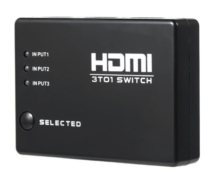 50 60 Hz Frequency 3 To 1 HDMI Switch Box , Powered Hdmi Switch For Home