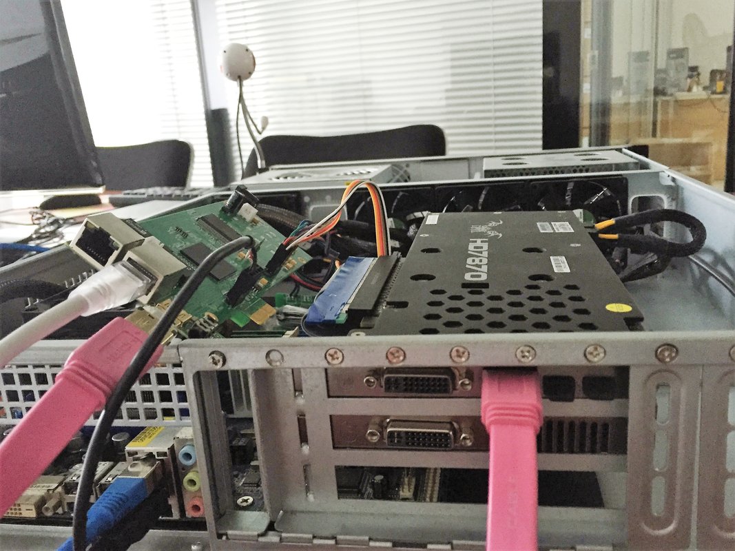 KVM Extension Kit in PCIe HDMI Ethernet Extender Supporitng USB For PC Room