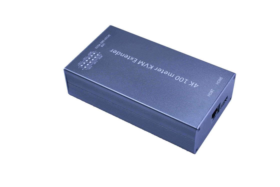 4K 100M Hdbaset HDMI Ethernet Extender / Hdmi Extender Over Cat6 With Aluminum Materials
