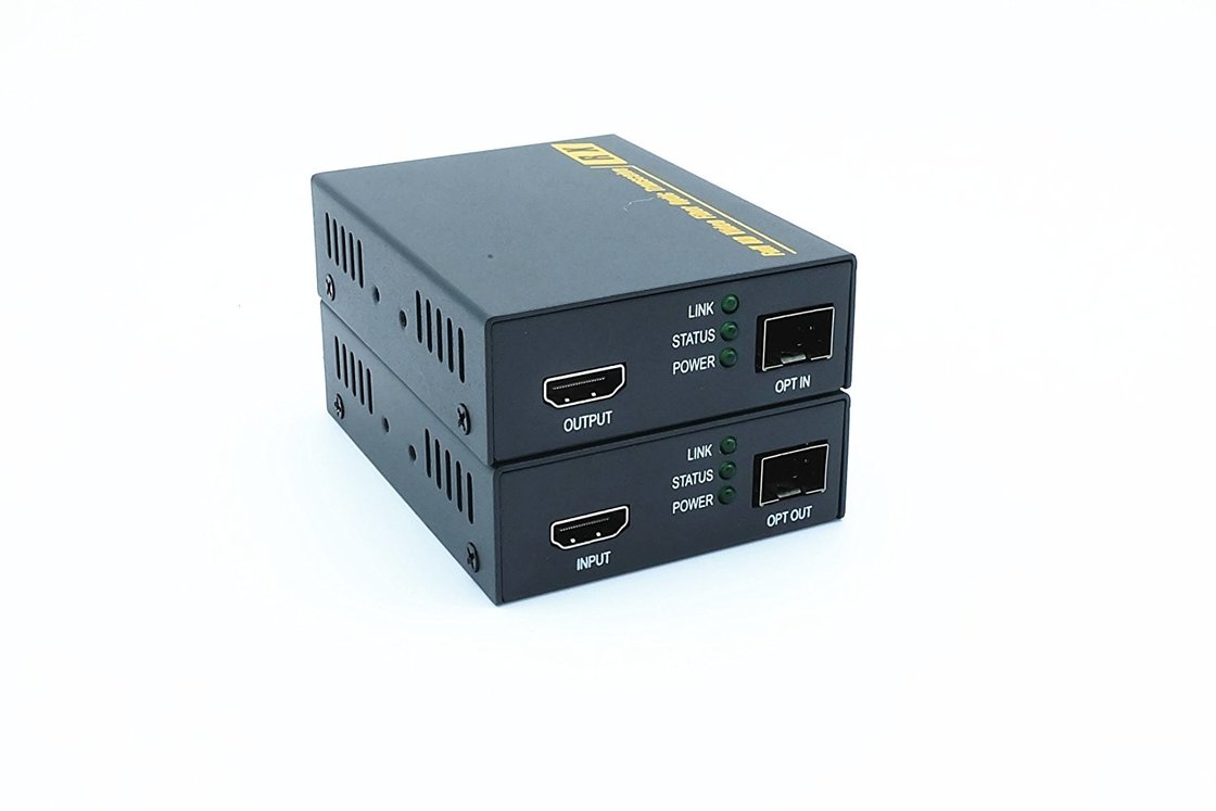 Long Length 1080P HDMI Fiber Extender To 3300 Ft , Support Resolution Up To 4K