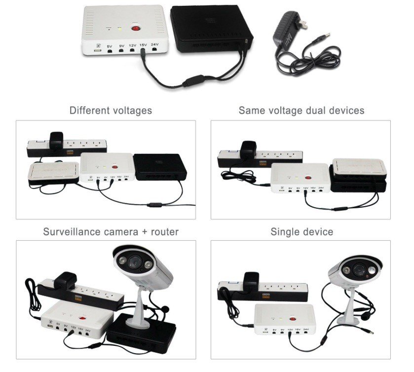 Portable Battery Backup Power Supply , Ups Power Supply For Cctv System
