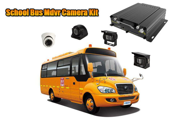 Mobile Monitoring Car DVR Realtime Playback For School Bus Security
