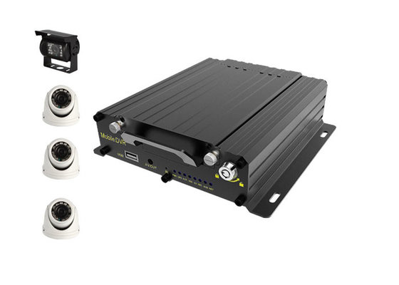 Video 3G Mobile DVR G Sensor , Full HD DVR Recorder 8CH Alarm Input