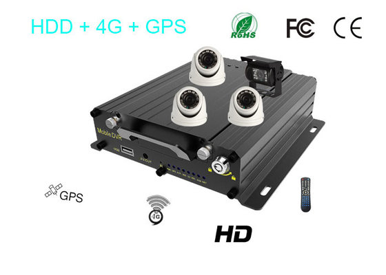 4G Surveillance Mobile Recorder Dual Stream , Front And Rear Car Camera Recorder