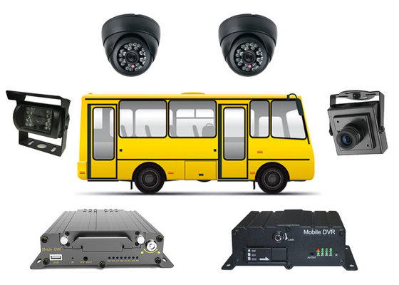 360 Degree Spy Camera 4G Mobile DVR 720P School Bus Video Surveillance Systems