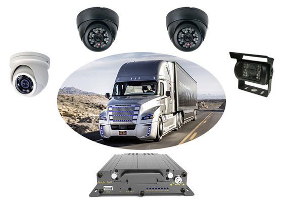 720P HDD Mobile DVR 3G GPS Optional Multi Camera Car DVR For Bus Tracking