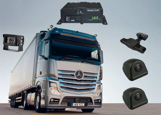 SD Card 4G Mobile Recorder 4 Channel , Front And Rear Car Camera Recorder