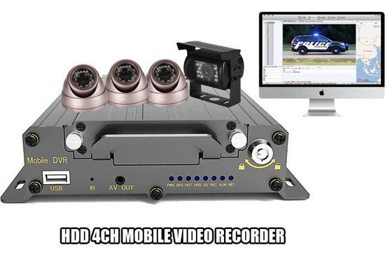 1080P Dule Lens HD Bus Mobile DVR 1ch/4ch Full Screen Support PTZ Control