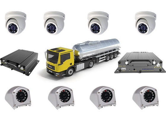 4G PTZ Zoom Bus Mobile DVR With GPS Tracking , Digital HD Video Recorder With Hard Drive