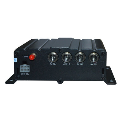 Surveillance SD Card Mobile DVR 4 Channel Car Dvr Recorder With G Sensor