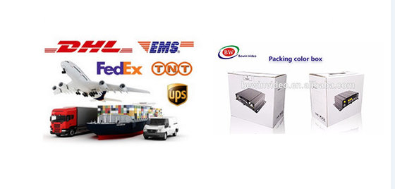 4 Channel HD Mobile DVR 1080p 4G GPS Support 1 Large Capacity HDD & SD Card