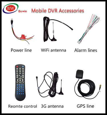 2 Channel Bus Mobile DVR 25fps 30fps 4ch 1080P Vehicle Digital Recorder CFTV System