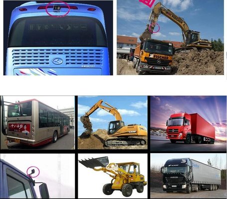 H 264 GPS  SD Card Mobile DVR For Vehicles Playback Motion Detection Real Time Monitoring