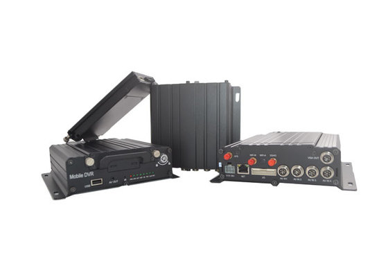 Police Car Wifi 4G Mobile DVR With Black Box , Support Ups Power And Alarm