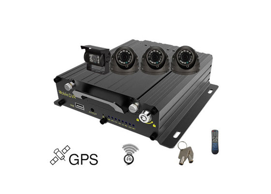 4 Channel HD Mobile DVR 1080p 4G GPS Support 1 Large Capacity HDD & SD Card
