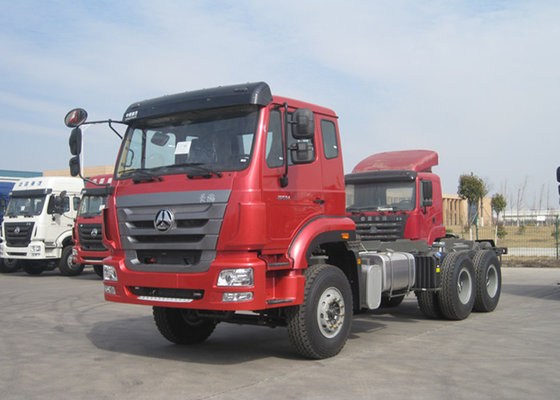 Três chassis para caminhões, dez emissão dos eixos do Euro 2 do chassi do caminhão basculante das rodas 336HP