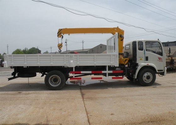o caminhão de 5 toneladas do guindaste da carga 4x2, caminhão leve de LHD/RHD montou o guindaste móvel