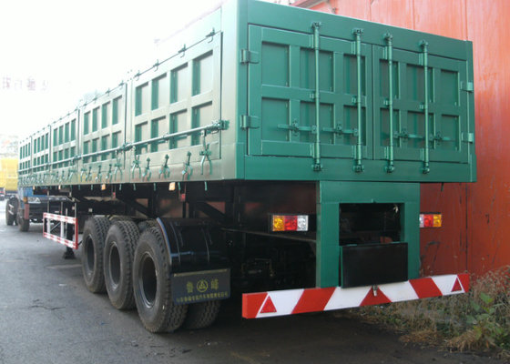 reboques resistentes famosos da descarga da porcelana 50t semi para o transporte da areia