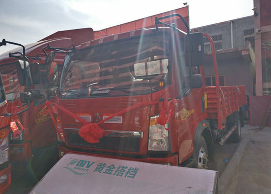 2T caminhão leve dianteiro de eixo SINOTRUK HOWO, caminhão de caminhão basculante de 8 toneladas RHD 4X2 116HP