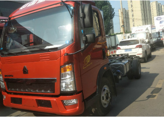 Capacidade de 10 toneladas de camioneta da distância entre o eixo dianteira e traseira da 3800 milímetro com padrão de emissão do Euro Ii