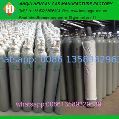 Argon cylinder with argon gas supplier