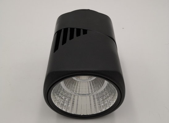 Wall / Surface Mounted LED Spotlights For Hotel, Black Surface Mounted Cylinder Downlight